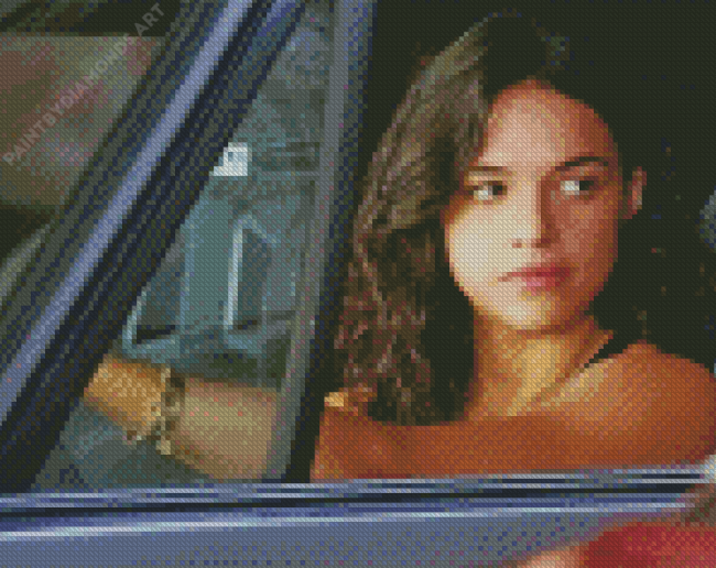 Michelle Rodriguez Diamond Painting - PaintByDiamonds.ART